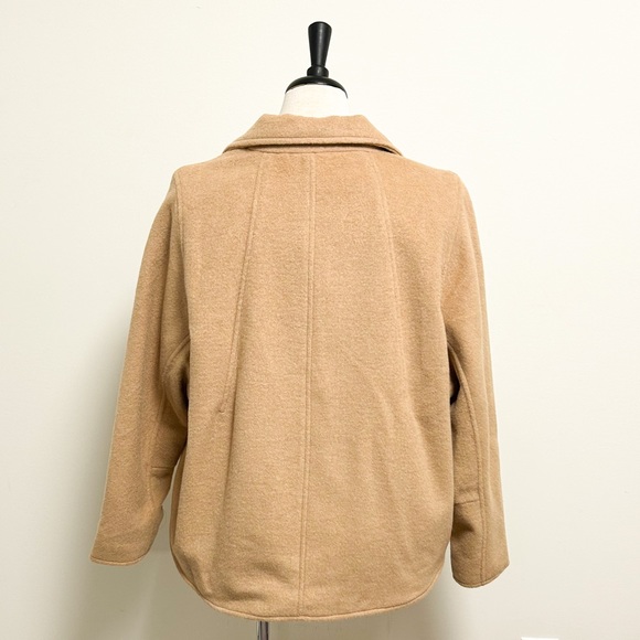 MarlaWynne | Jackets & Coats | Marla Wynne Layers Camel Melton Wool ...